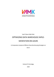 Optimizing Data Warehouse Implementation on Azure : A Comparative Analysis of Efficient Data ...